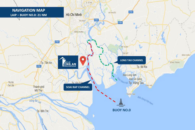 Port Layout & Location - Long An International Port